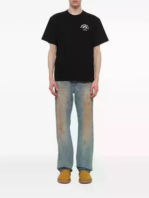 VOWELS Logo-print T-shirt - Black