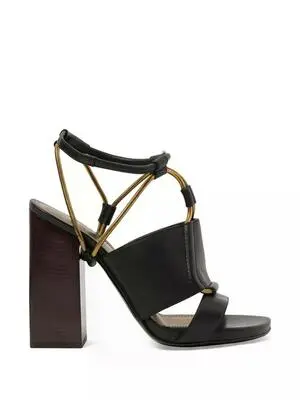 LANVIN Multi-strap Block-heel Sandals