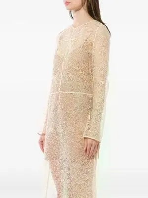 Emilio Pucci Lace Long-sleeve Dress