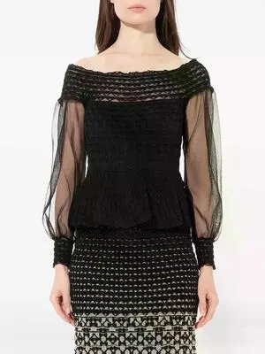 Alexander McQueen Criss-cross Peplum Dress