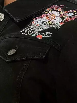 Givenchy Embroidered Denim Jacket