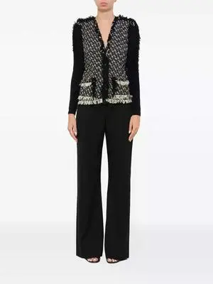 LANVIN Fringe-trimmed Buttoned Jacket