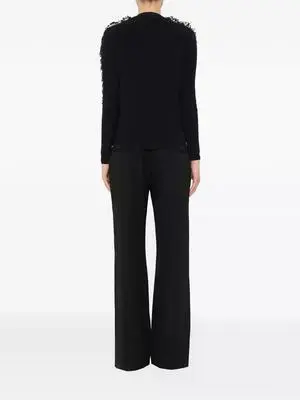 LANVIN Fringe-trimmed Buttoned Jacket
