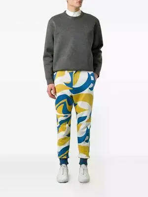 Alexander McQueen Abstract-print Track Pants
