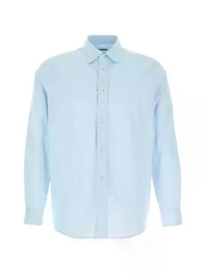JIL SANDER Long-sleeve Buttoned Shirt - Blue