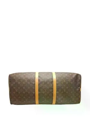 LOUIS VUITTON Monogram Keepall Bandouliere 60 Travel Bag