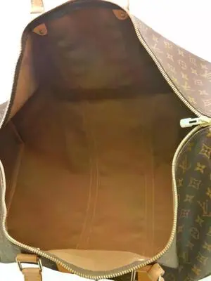 LOUIS VUITTON Monogram Keepall Bandouliere 60 Travel Bag