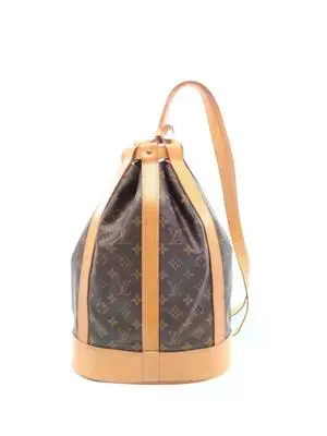 LOUIS VUITTON Randonnee Pm Bucket Bag - Brown