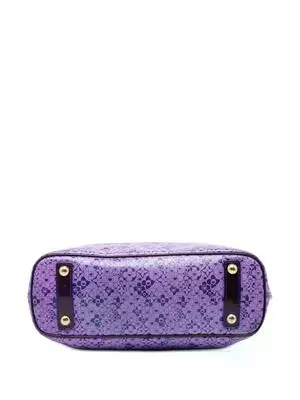 LOUIS VUITTON Coated Canvas Cosmic Blossom Pm Tote Bag - Purple