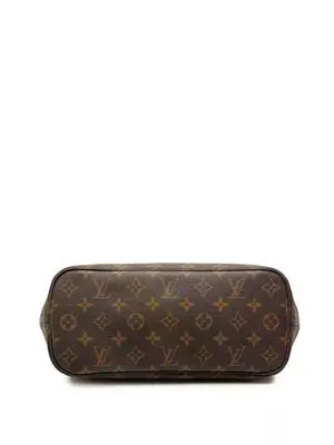 LOUIS VUITTON Monogram Neverfull Pm Tote Bag - Brown