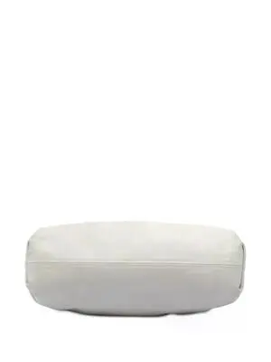 Bottega Veneta Lambskin The Pouch Clutch Bag - White
