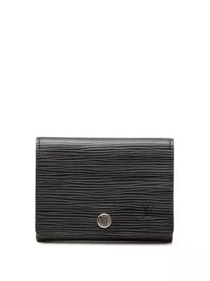 LOUIS VUITTON 2018 Epi Case Card Holder - Black