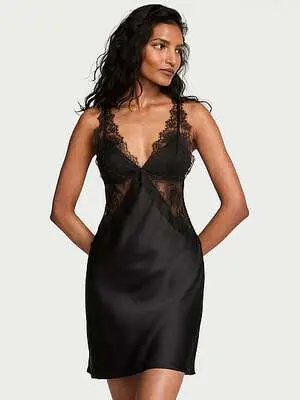 Plunge Neckline Slip Dresses