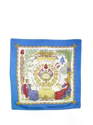 Hermès 2000-2020 Republique Francaise Liberte Egalite Fraternite 1789 Silk Scarf Scarves - Multicolour