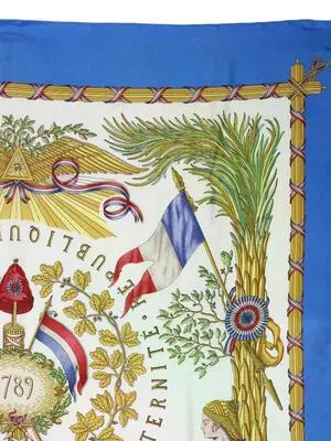Hermès 2000-2020 Republique Francaise Liberte Egalite Fraternite 1789 Silk Scarf Scarves - Multicolour