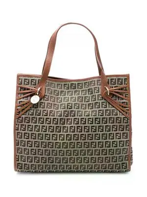Fendi Zucchino Canvas Tote Bag