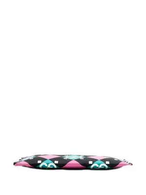 Gucci Jumbo Gg Canvas Geometric Print Clutch Bag