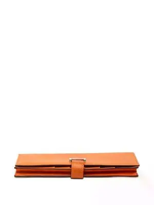 Hermès 2013 Epsom Bearn Soufflet Wallet Long Wallets