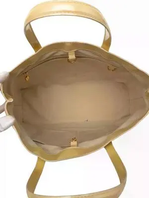 LOUIS VUITTON Monogram Vernis Wilshire Mm Tote Bag - Yellow