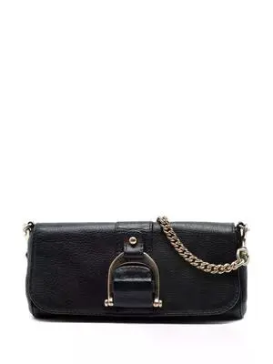 Gucci Greenwich Clutch With Chain Shoulder Bag - Black