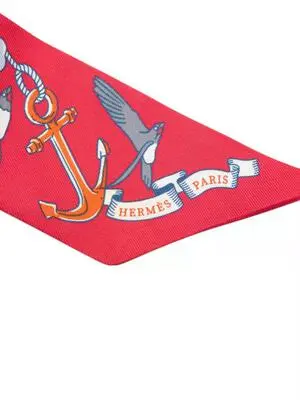 Hermès 2025-2026 Sur Mon Nuage Silk Twilly Scarf Scarves