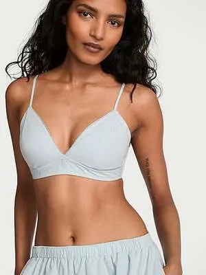 Victoria's Secret Heritage Cotton Sleep Bralette - Print