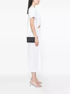 Prada Tessuto Grommet Wallet On Chain Crossbody Bag