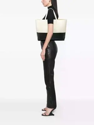 Celine 2015 Bicolor Calfskin Horizontal Cabas Tote Bag