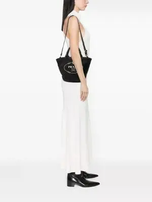 Prada Canapa Logo Satchel