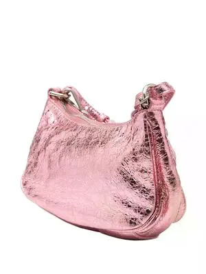 Balenciaga 2021 Metallic Lambskin Le Cagole Xs Crossbody Bag