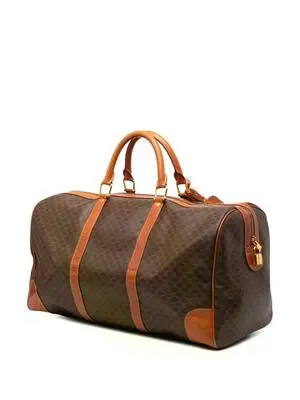 Celine Macadam Coated Canvas Boston Bag