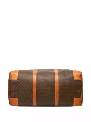 Celine Macadam Coated Canvas Boston Bag