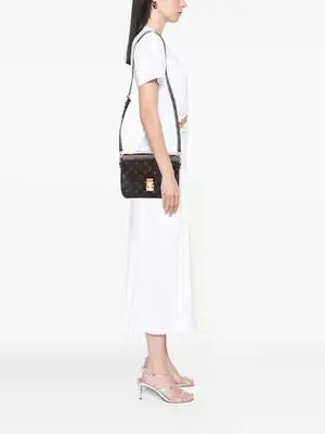 LOUIS VUITTON Monogram Pochette Metis Satchel
