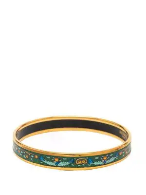 Hermès Enamel Fruits Cloisonné Bangle Bracelet