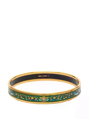 Hermès Enamel Fruits Cloisonné Bangle Bracelet