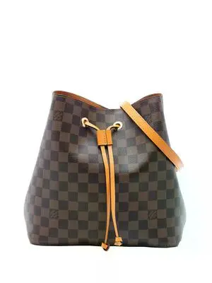 LOUIS VUITTON Damier Ebene Neonoe Mm Bucket Bag - Brown