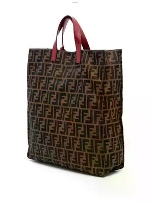 Fendi Zucca Canvas Shopping Tote Bag