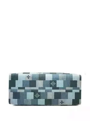 LOUIS VUITTON Monogram Denim Onthego Gm Satchel