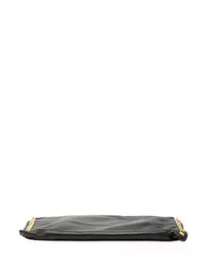 Miu Miu Studded Leather Zip Clutch Bag