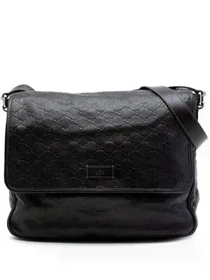 Gucci S" Messenger Bag - Black