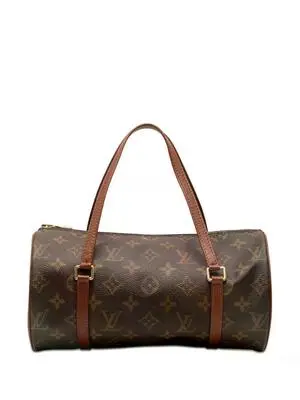 LOUIS VUITTON Monogram Papillon 26 Handbag - Brown