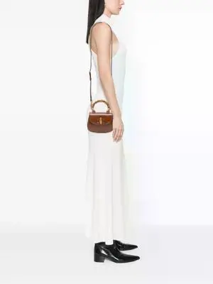 Gucci 1947 Bamboo Top Handle Bag - Brown