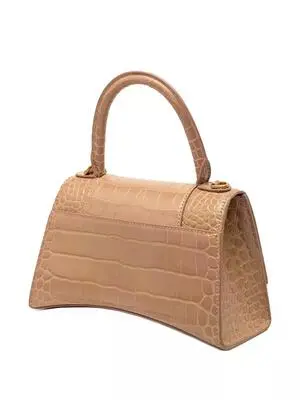 Balenciaga Small Hourglass Top Handle Bag - Brown
