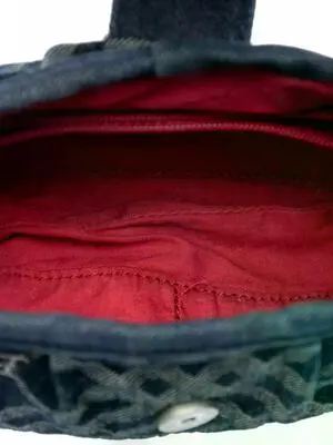 Burberry Nova Check Denim Handbag