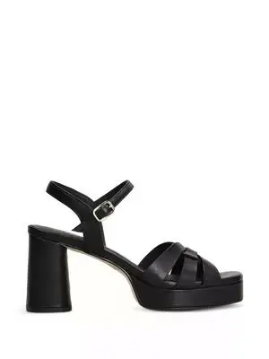 PEDRO MIRALLES Interwoven Platform Sandals - Black