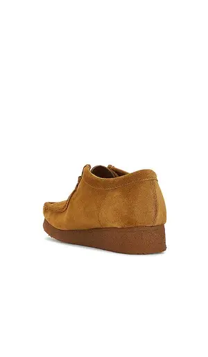Clarks Wallabee Suede Shoes - Brown