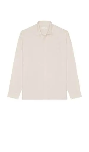 AUTO-REPLY Andrew Long Sleeve Linen Shirt In . Also
