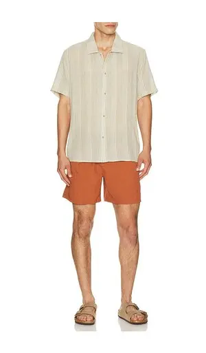 AUTO-REPLY Solid Sebastian Swim Trunk - Brick