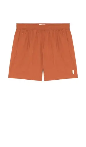 AUTO-REPLY Solid Sebastian Swim Trunk - Brick