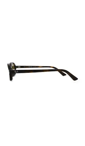 Ray-ban Oval Frame Sunglasses - Brown